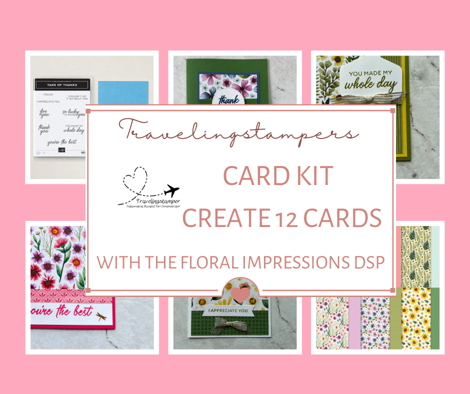 Cards in a Suitcase: A Ready-to-Stamp Handmade Card Kit